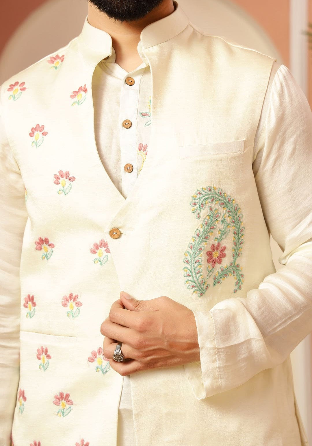 Men Khadi Nehru Jackets | Handcrafted Ethnic Wear – Charkha Tales