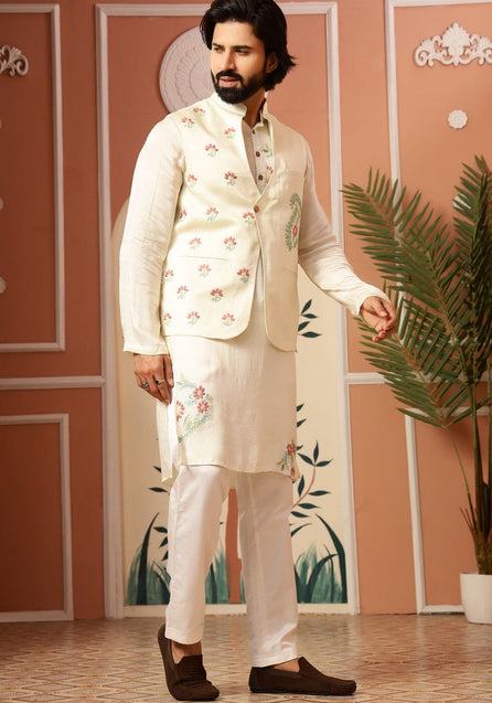 Men Khadi Nehru Jackets | Handcrafted Ethnic Wear – Charkha Tales