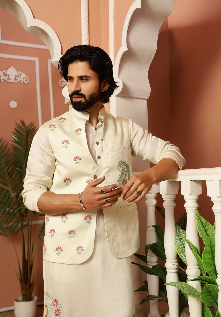 Men Khadi Nehru Jackets | Handcrafted Ethnic Wear – Charkha Tales