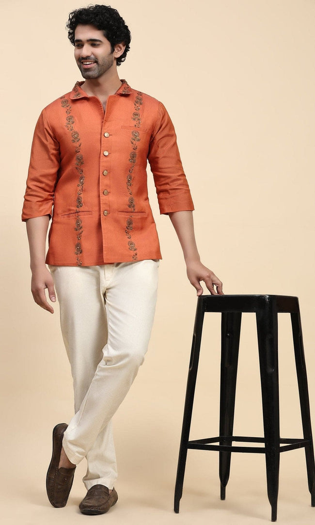 Buy Khadi Nehru Jacket & Modi Jacket for Men at Best Price – Charkha Tales